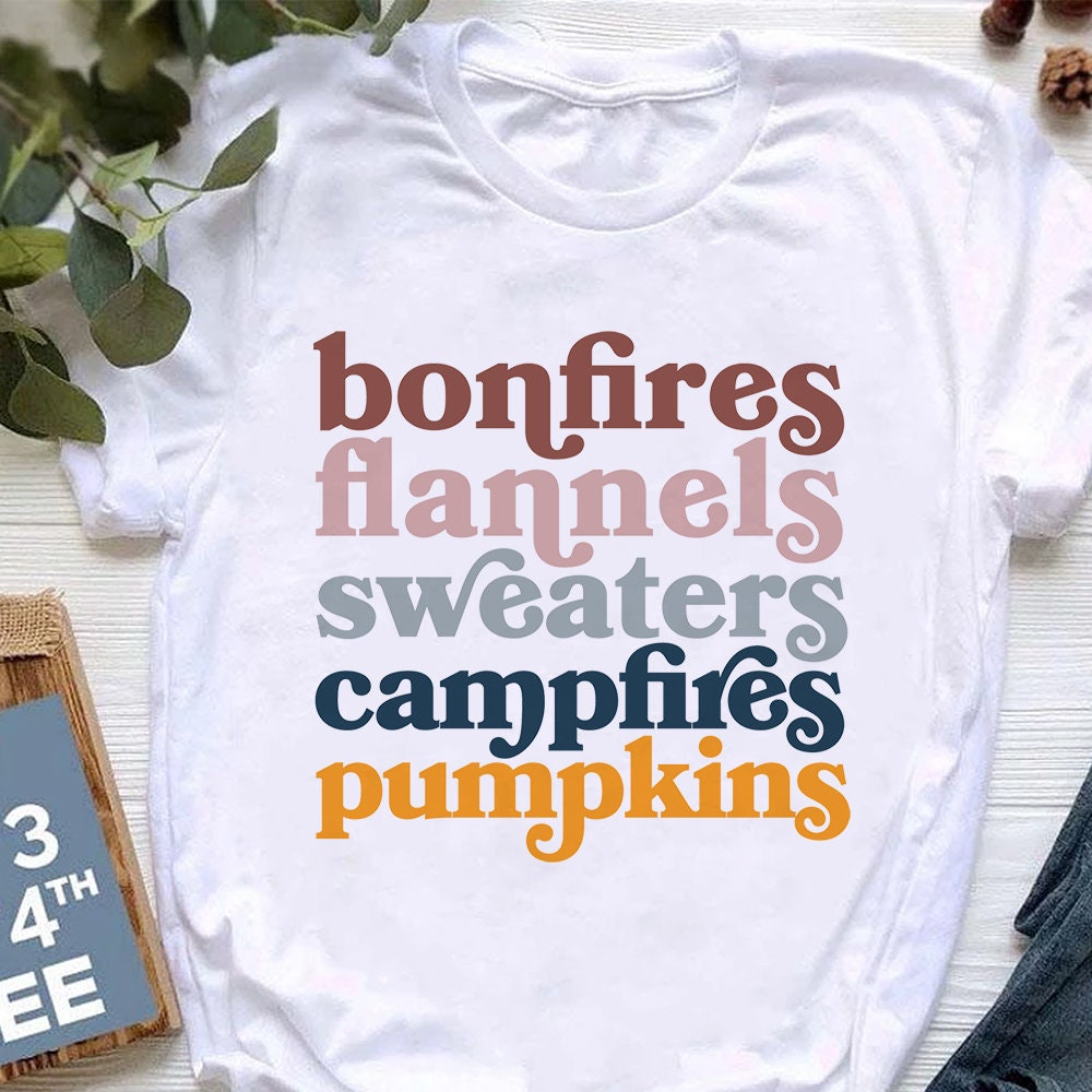 Bonfire Flannels SVG Bonfire SVG Fall SVG Fall Vibes Fall - Etsy