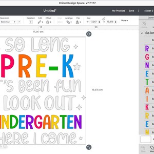 So Long Kindergarten SVG, so Long Kindergarten It's Been Fun Look Out ...