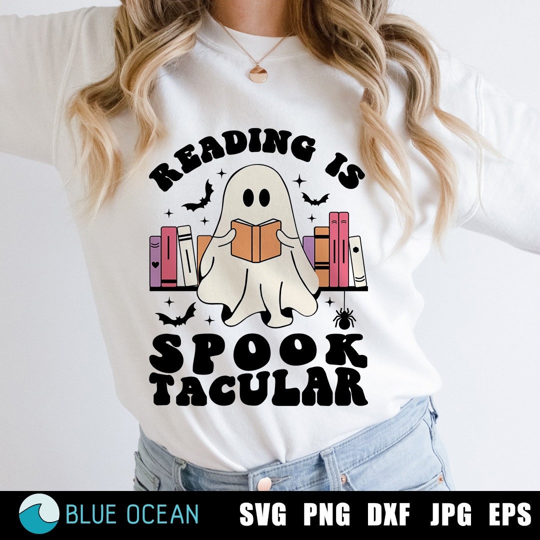 Halloween Teacher SVG, Reading is Spooktcular SVG , Read More Books SVG ...