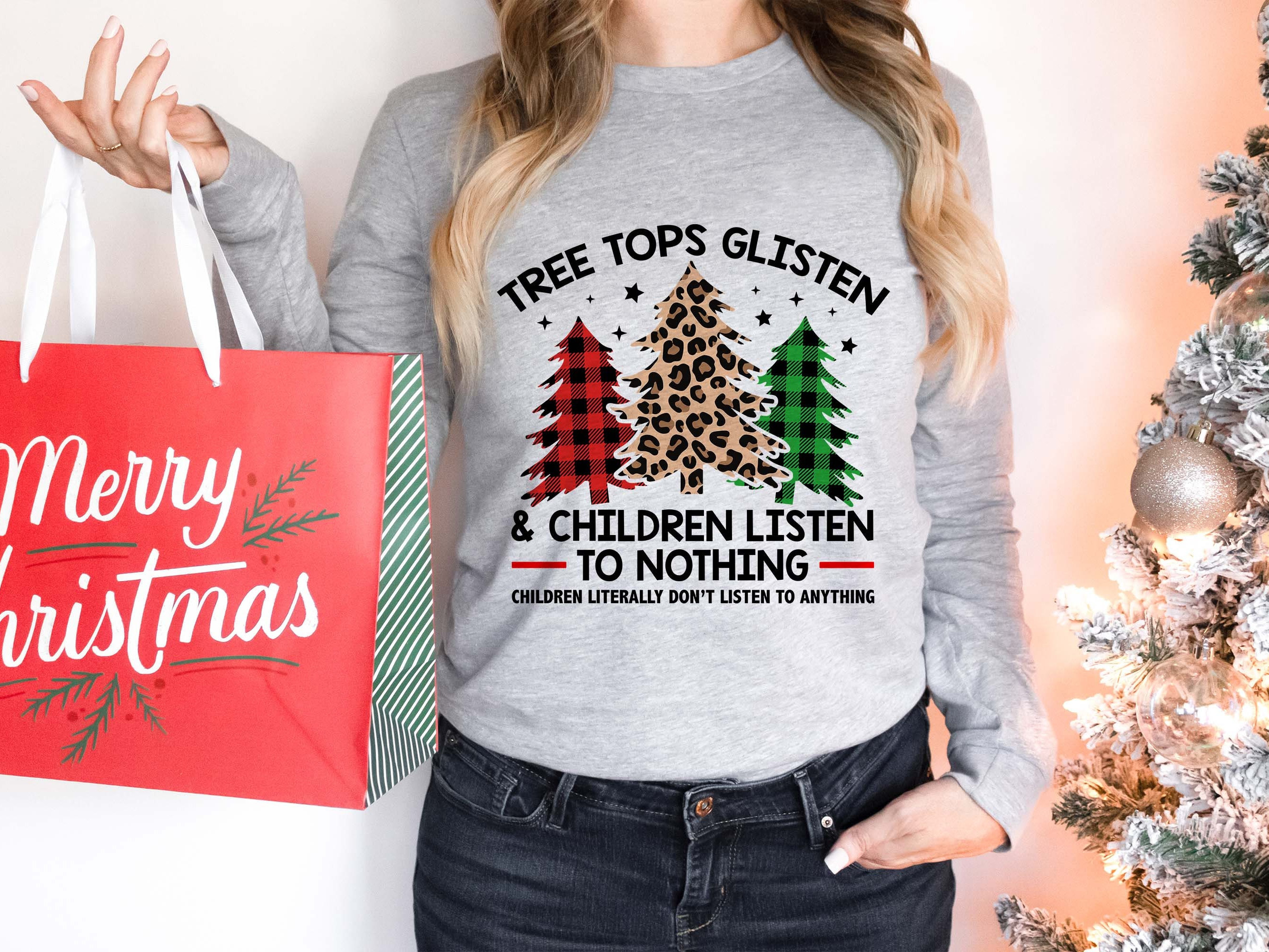 Tree Tops Glisten and Children Listen to Nothing SVG - Etsy