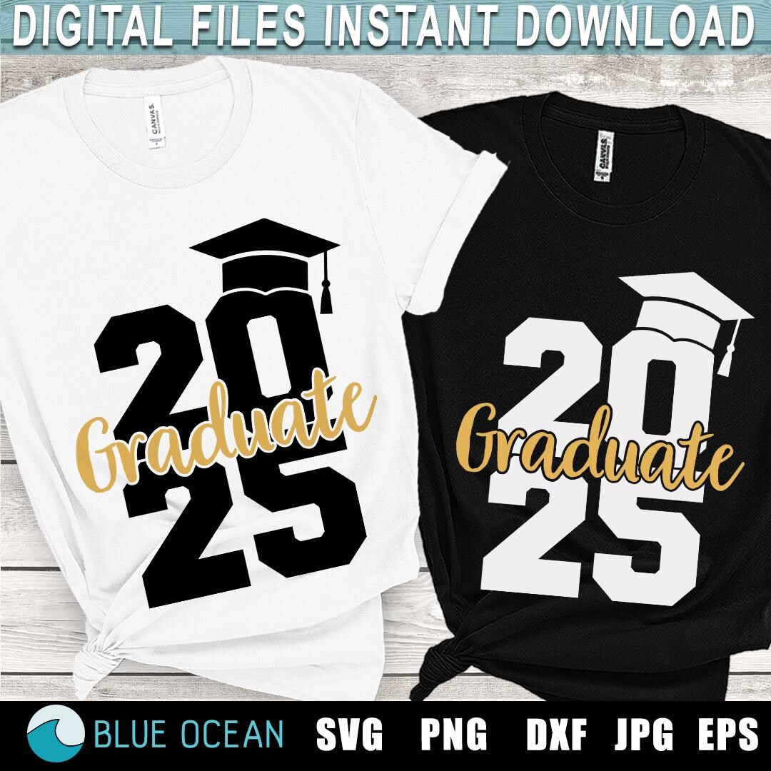 Graduate 2025 SVG, Graduation 2025 SVG, Class of 2025 SVG, Graduation ...