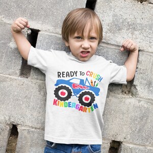 Ready to Crush Kindergarten SVG, Kindergarten SVG, Monster Truck SVG ...