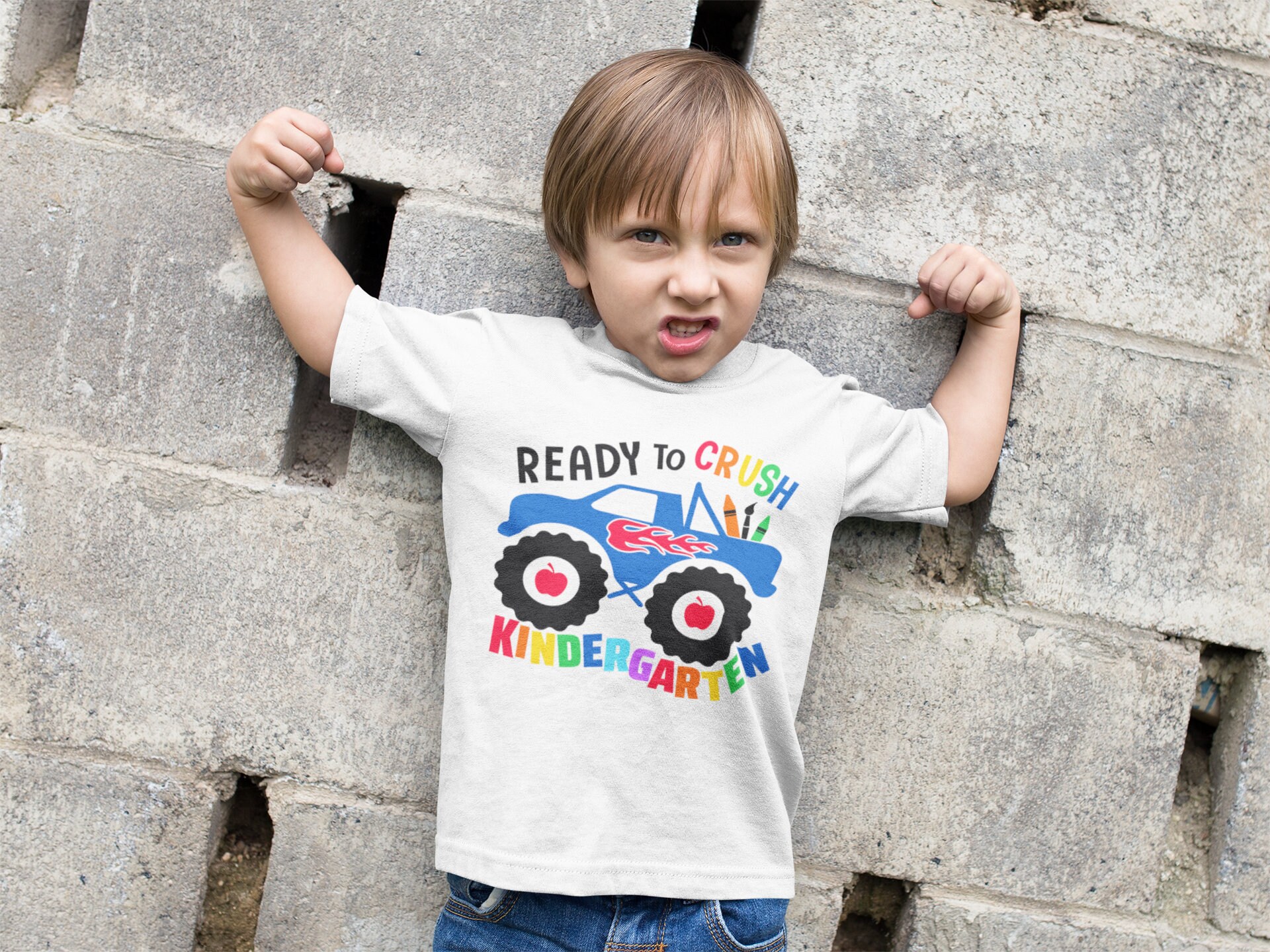 Ready to Crush Kindergarten SVG Kindergarten SVG Monster - Etsy