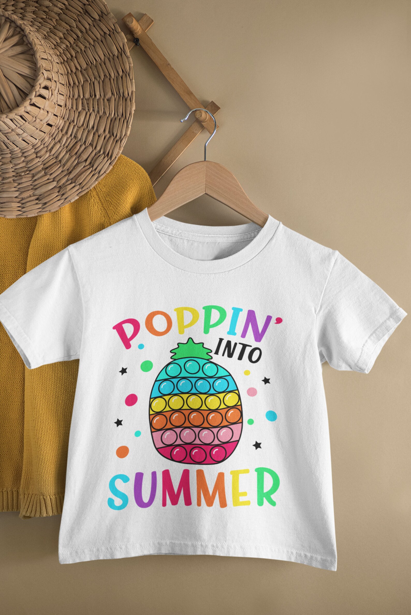Poppin' Into Summer SVG, Kids Sumner SVG, End of School SVG, Summer ...