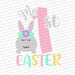 My 1st Easter SVG My First Easter Girl SVG Easter Bunny Girl - Etsy