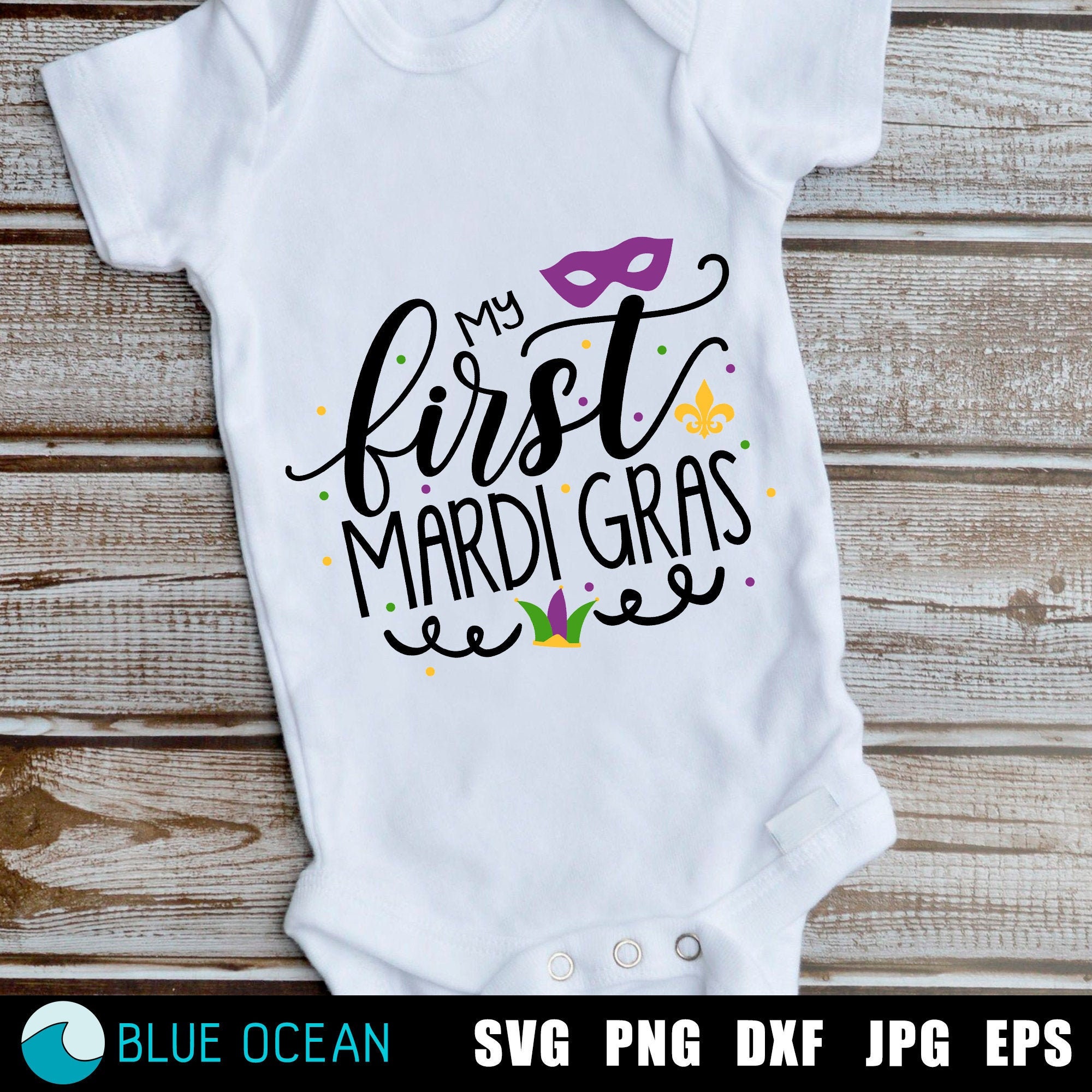 My 1st Mardi Gras Svg My First Mardi Grass SVG - Etsy