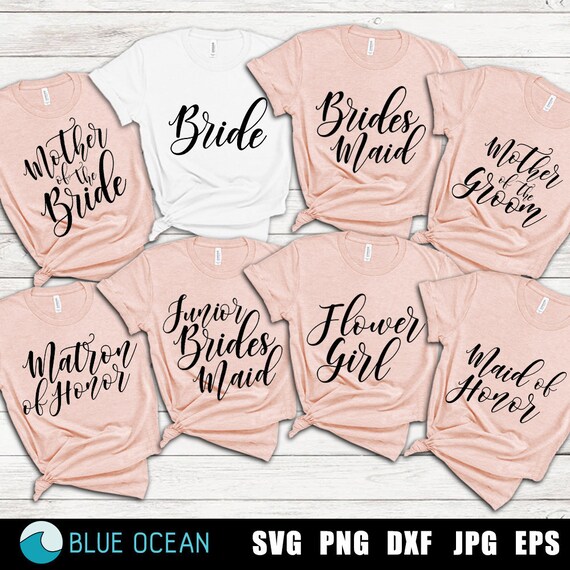 Bride Bundle SVG Bridal Shirts SVG Bachelorette Bundle SVG - Etsy