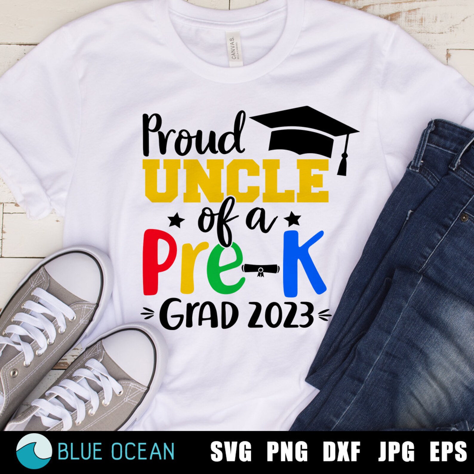 Proud Uncle of a Pre-k 2023 Grad SVG Pre-k Graduation 2023 - Etsy