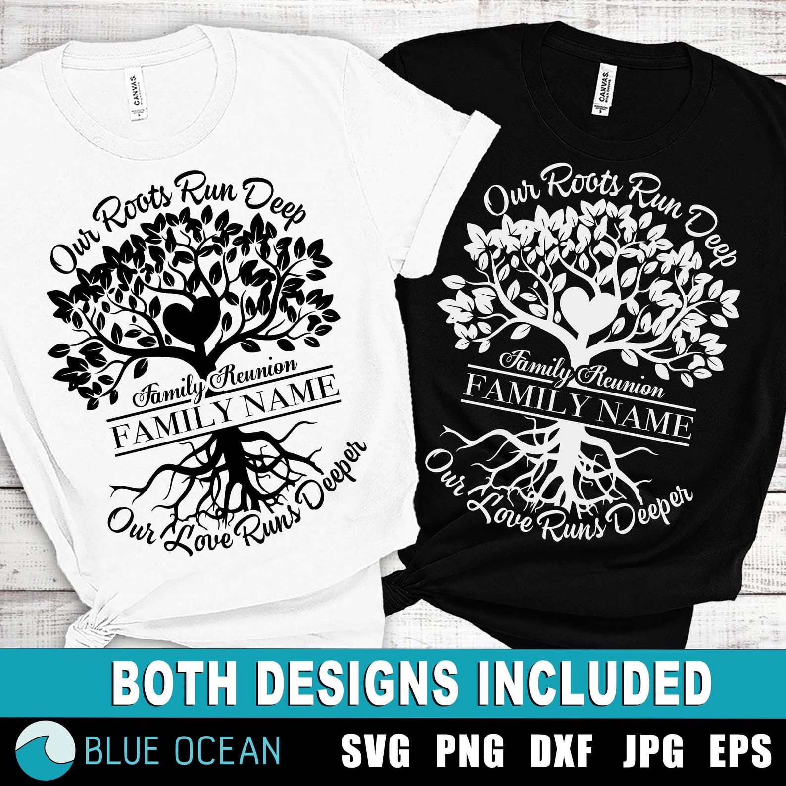 Our Roots Run Deep but Our Love Runs Deeper SVG Family - Etsy