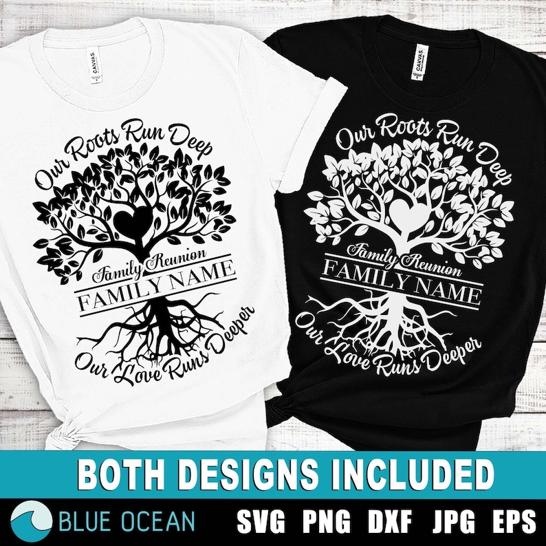 Our Roots Run Deep but Our Love Runs Deeper SVG Family - Etsy Ireland