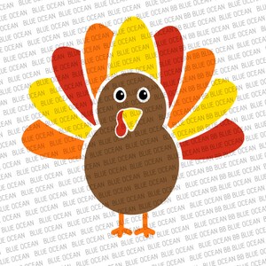 Turkey SVG, Turkey Svg for Kids, Thanksgiving Svg, Fall Svg - Etsy