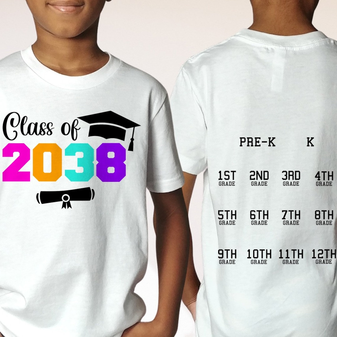 Class of 2038 Handprint SVG, Grow With Me SVG (digital Download) - Etsy
