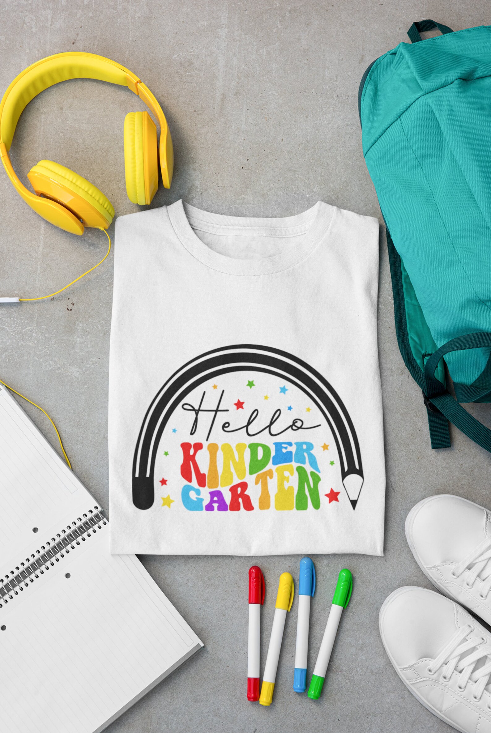 Hello Kindergarten SVG Hello Kinder SVG Back to School SVG - Etsy