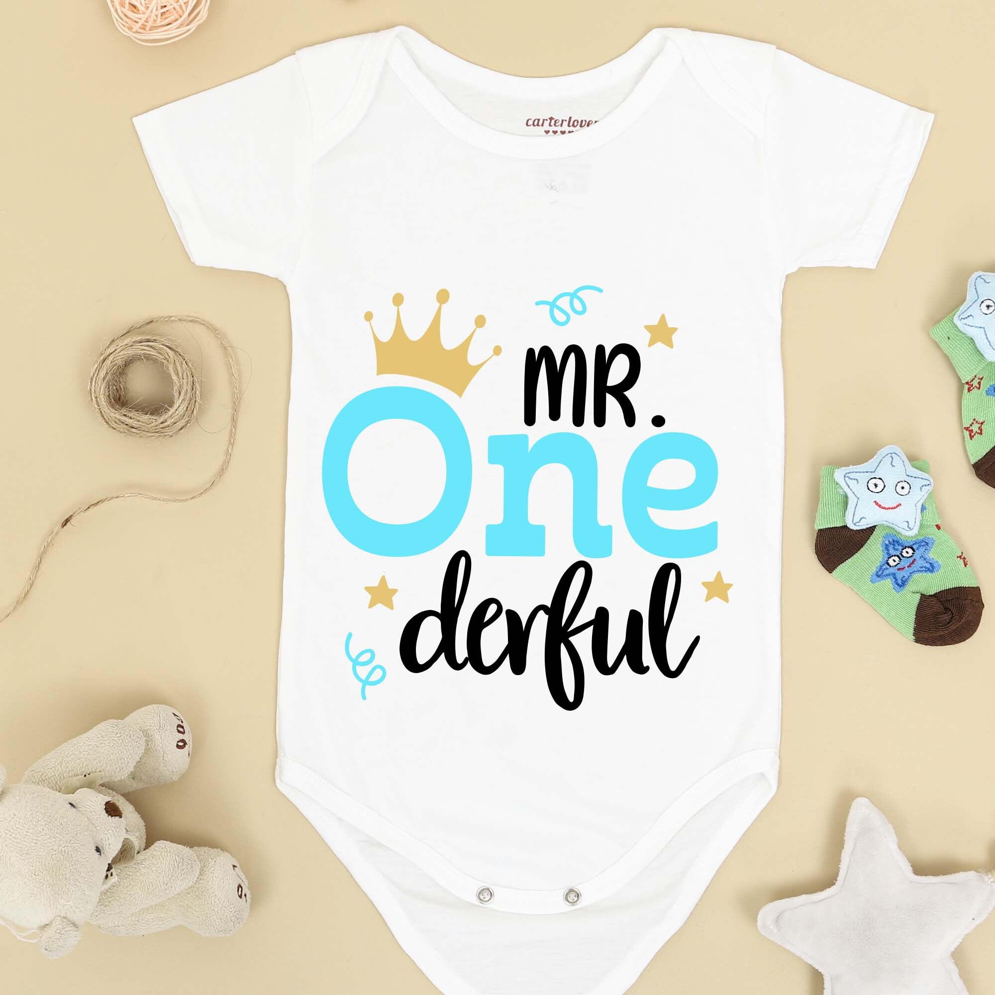 Mr One Derful Svg First Birthday Svg Boy Birthday Svg 1st - Etsy