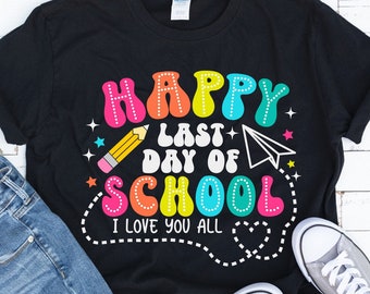 Happy Last Day of School SVG, End of School Svg, Summer Break Svg ...