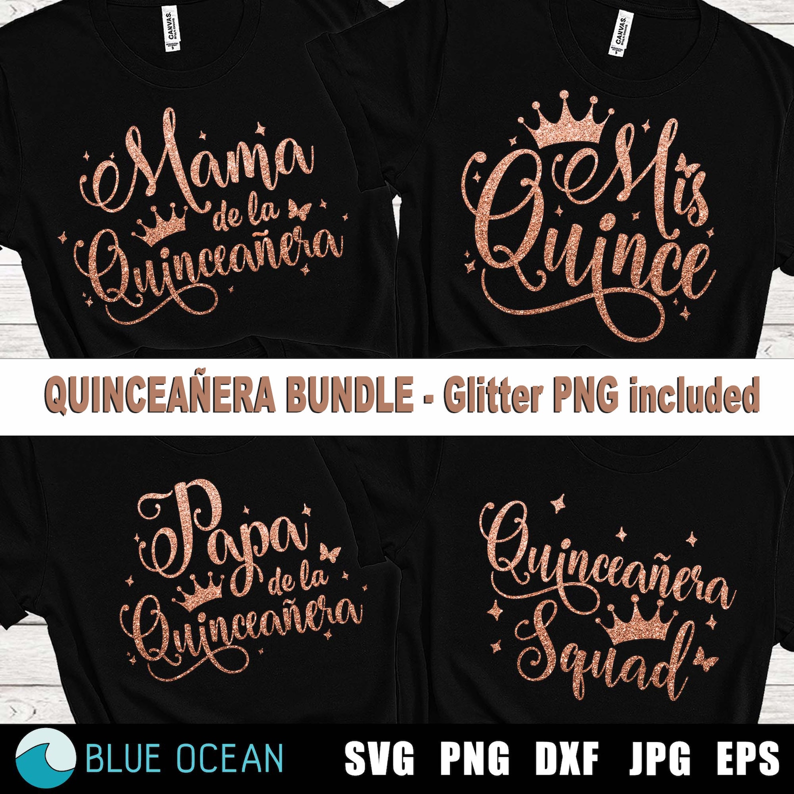 Mis Quince SVG, Quinceañera SVG, Quinceañera Bundle SVG, Quinceañera ...