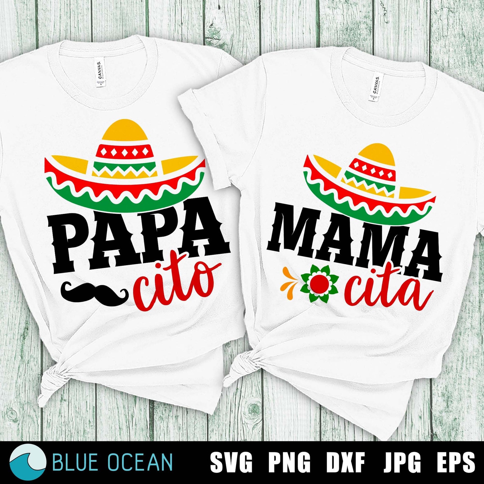 Papacito SVG, Mamacita SVG, Cinco De Mayo SVG, Couples Cinco De Mayo ...
