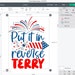 Put It in Reverse Terry SVG Back It up Terry SVG 4th of July - Etsy