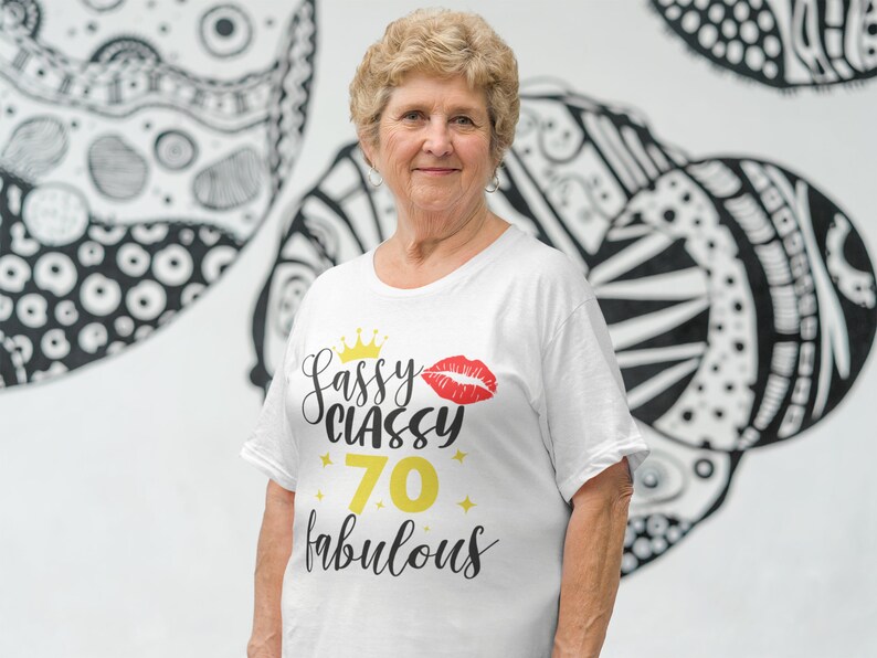 Sassy Classy 70 SVG Fabulous 70 SVG 70th Birthday SVG 70th | Etsy