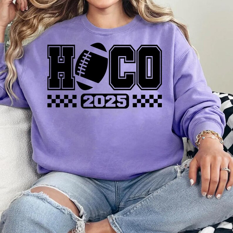HOCO 2025 Football SVG PNG: Homecoming Shirt Design (digital Download ...