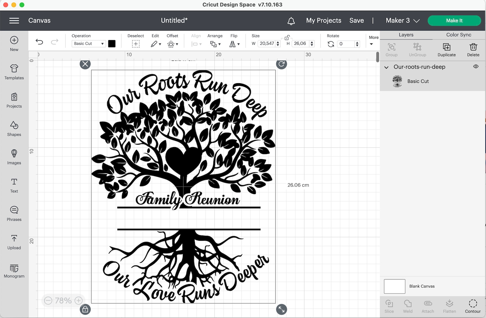 Our Roots Run Deep but Our Love Runs Deeper SVG Family - Etsy