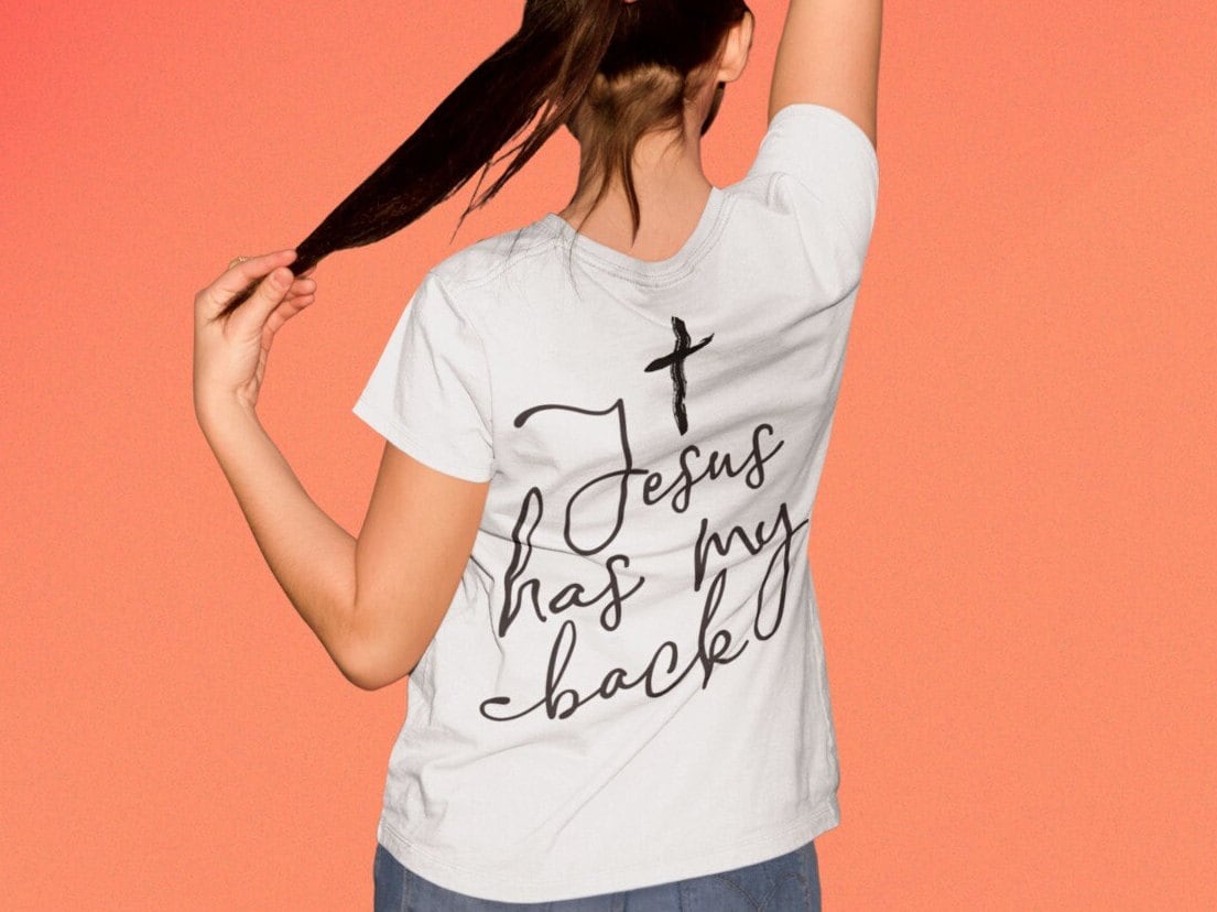Jesus Has My Back SVG Christian SVG Jesus SVG Trendy - Etsy
