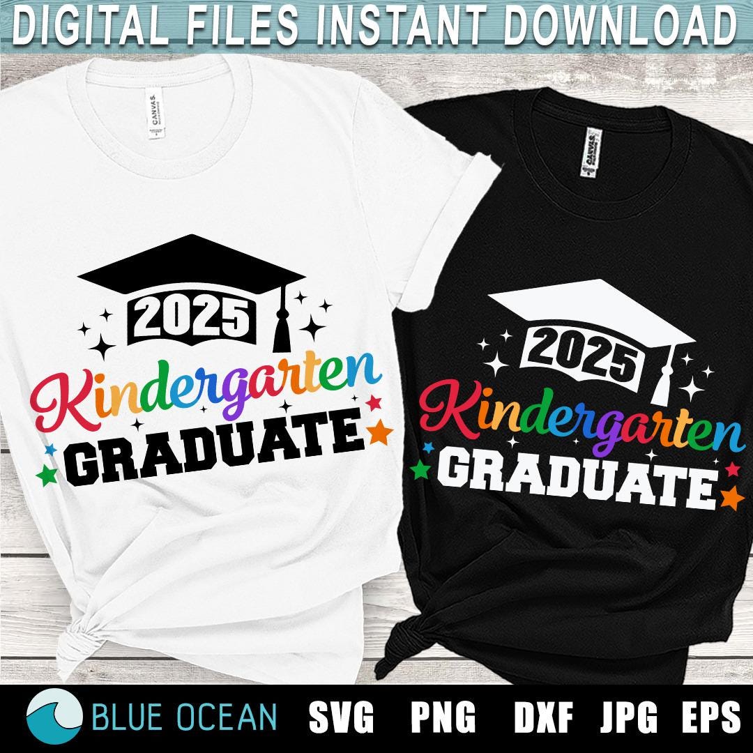 Kindergarten Grad SVG, Kindergarten Graduate SVG, Kindergarten ...
