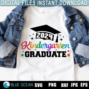 Kindergarten Graduate 2024 SVG, Kinder Grad 2024 SVG, Kinder Graduation ...