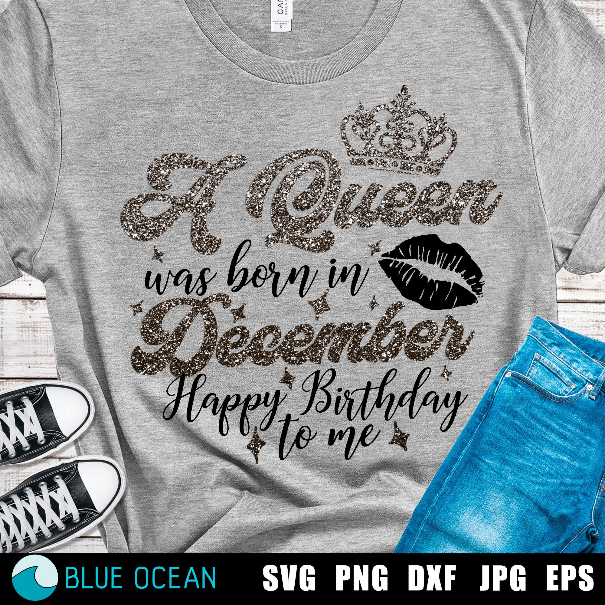 December Birthday Queen SVG, Cricut Cut File (digital Download) - Etsy