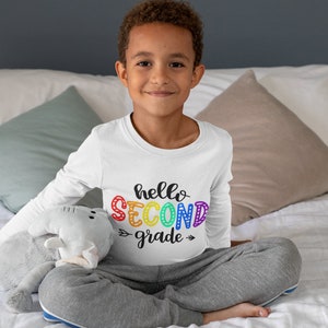 Hello Second Grade SVG Back to School SVG First Day of - Etsy