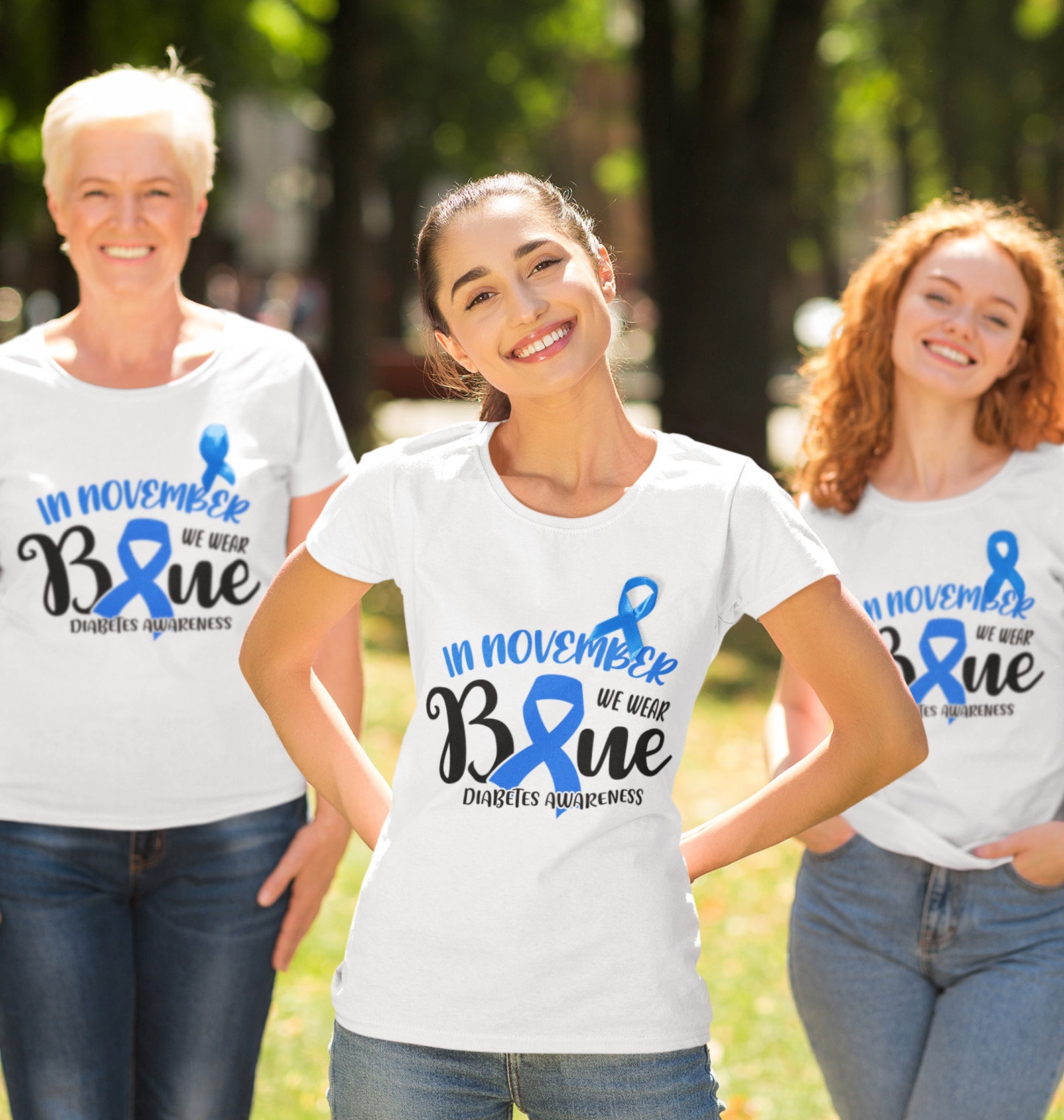 In November We Wear Blue SVG Diabetes Awareness SVG Blue - Etsy