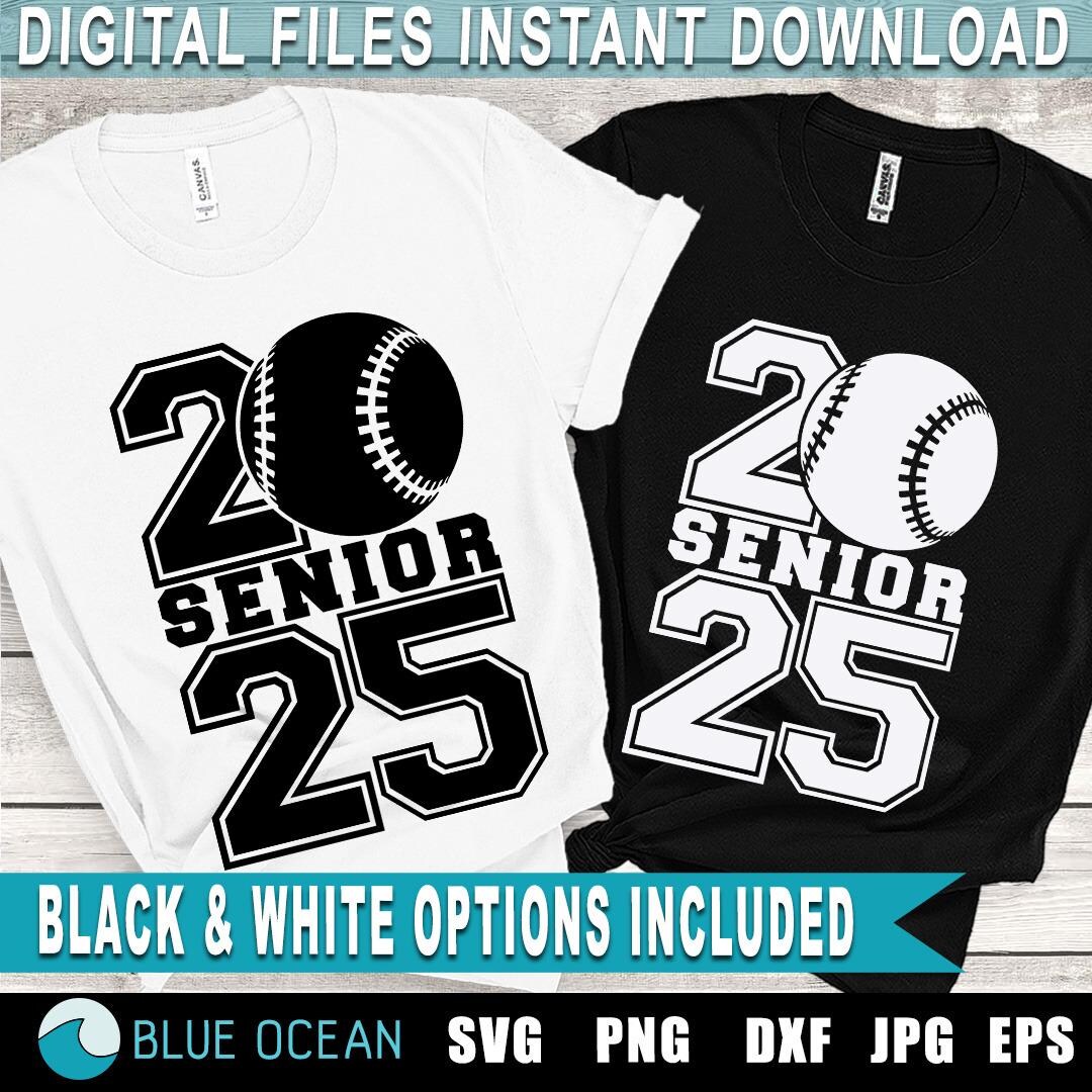 Senior 2025 SVG, Senior Baseball SVG, Graduation Class of 2025 ...