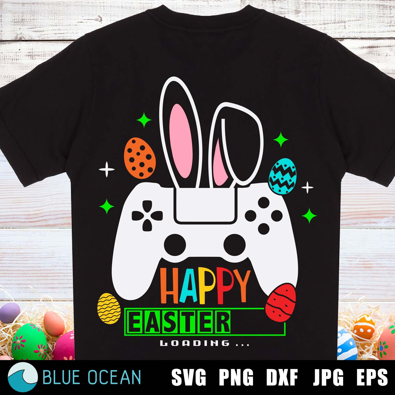 Easter Gamer SVG Easter Bunny Gamer SVG Happy Easter Game - Etsy