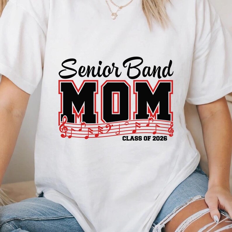 Senior Band Mom 2026 SVG PNG (digital Download) - Etsy