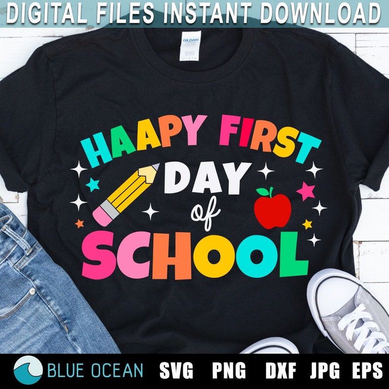 First Day of School Svg - Etsy