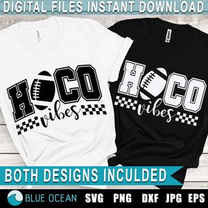Hoco Vibes SVG: Homecoming Football Design (digital Download) - Etsy