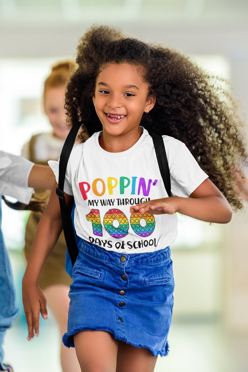 Poppin' My Way Through 100 Days of School SVG 100 Days of - Etsy