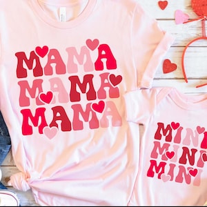 Mama Mini Valentine SVG, Mama SVG, Mini SVG, Mom & Me Svg, Mother and ...
