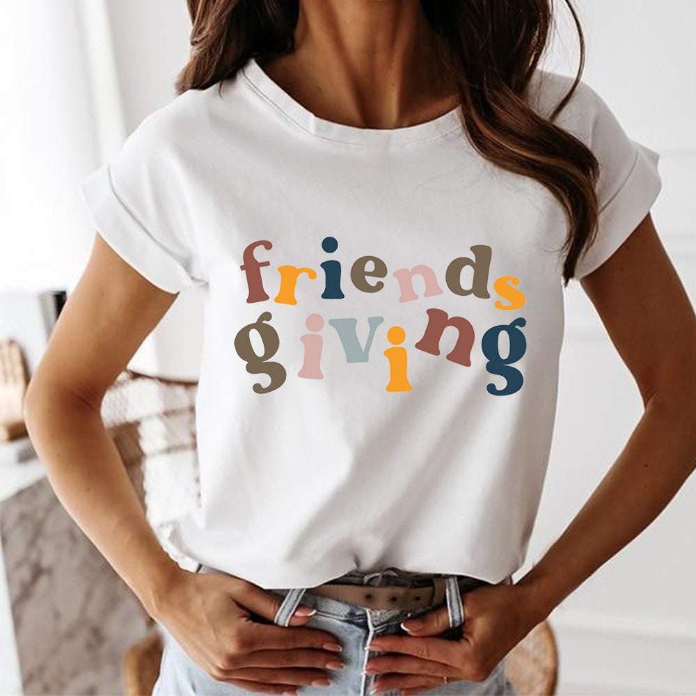 Friendsgiving SVG Thanksgiving SVG Retro Fall Autumn - Etsy