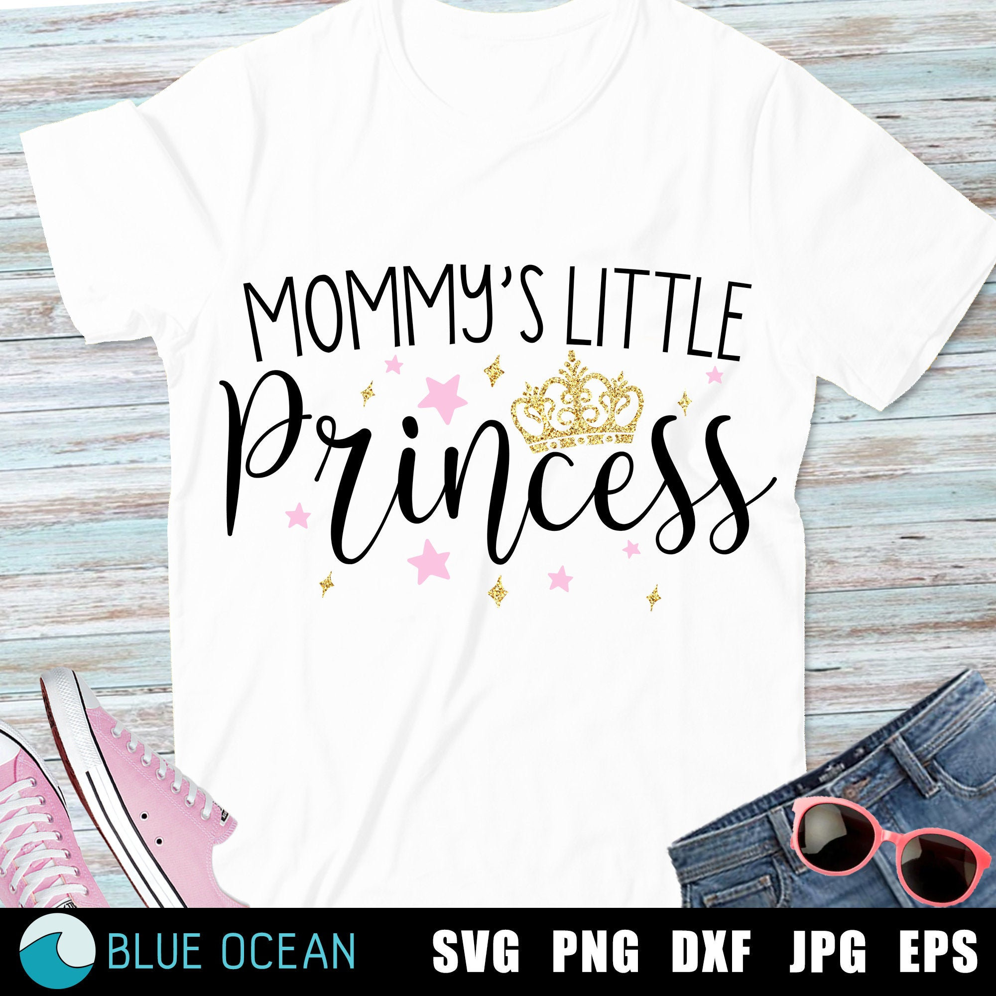 Mommy's little princess SVG Little Princess SVG Mommy | Etsy