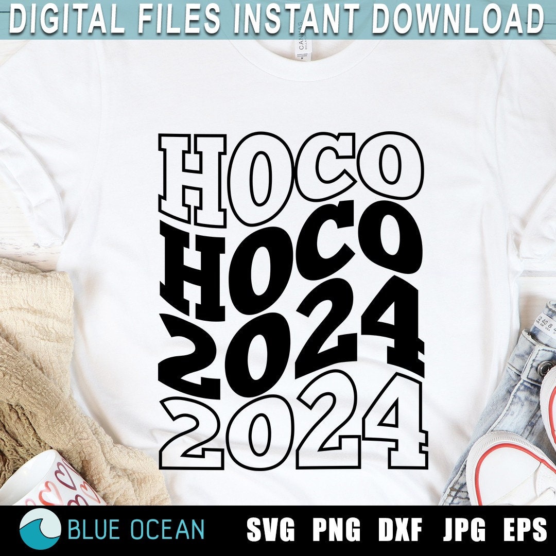 Hoco 2024 SVG, Homecoming 2024 SVG, High School Reunion Svg, Hoco 2024 ...