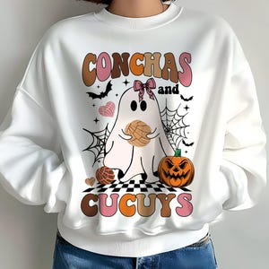 Conchas and Cucuys Ghost PNG SVG: Mexican Halloween (digital Download ...
