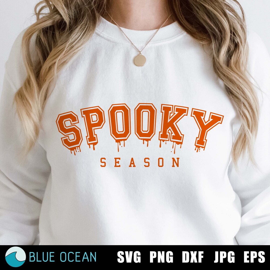 Spooky Season SVG, Spooky Svg, Halloween SVG, Spooky Vibes SVG, College ...