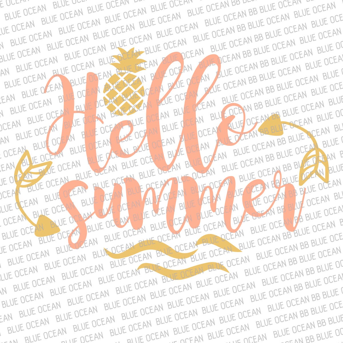 Hello Summer SVG Summer Shirt SVG Hello Summer Cut Files - Etsy