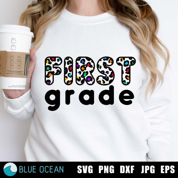 First Grade SVG Back to School SVG First Day of School SVG - Etsy