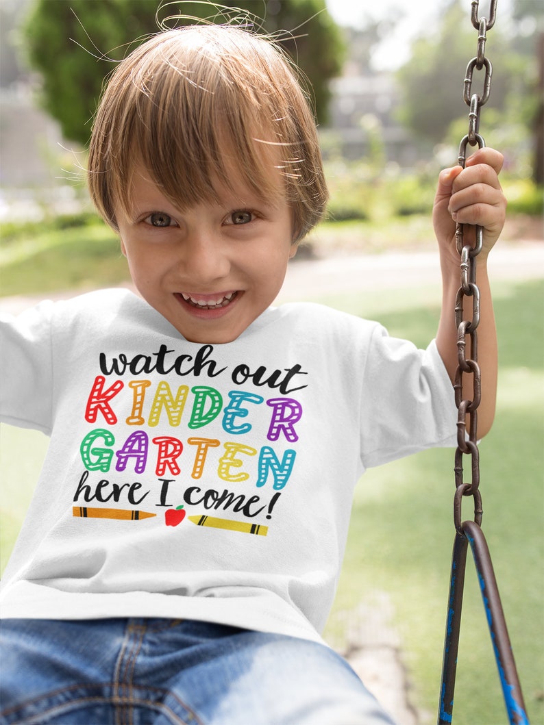 Watch Out Kindergarten Here I Come SVG Kindergarten SVG Back - Etsy