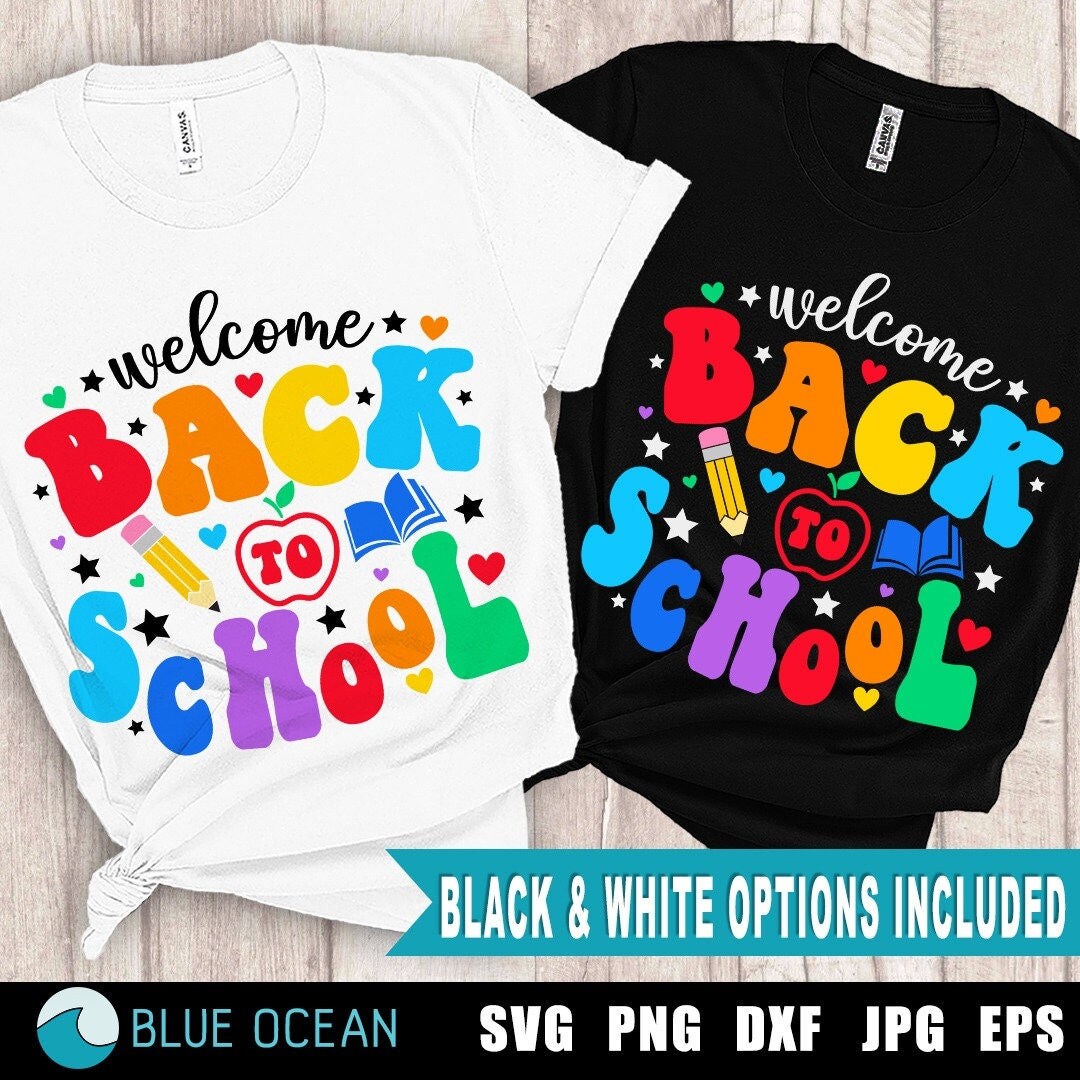 Welcome Back to School SVG, Back to School SVG, Retro Back to School ...