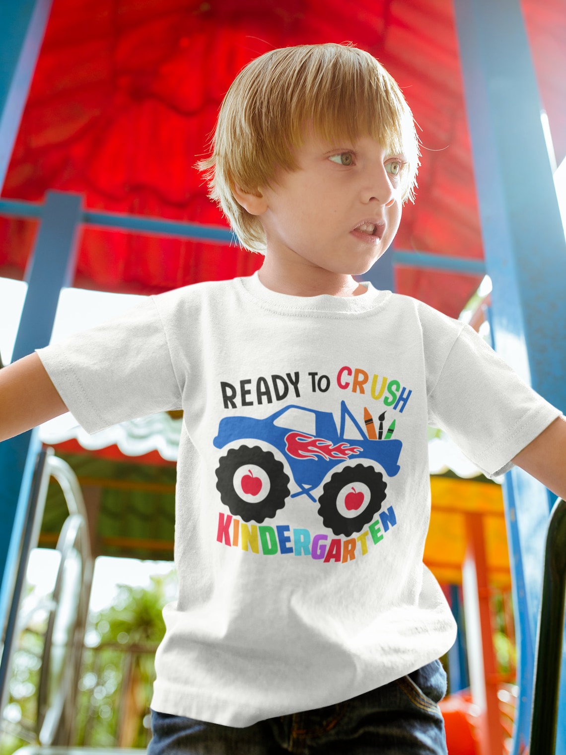 Ready to Crush Kindergarten SVG, Kindergarten SVG, Monster Truck SVG ...