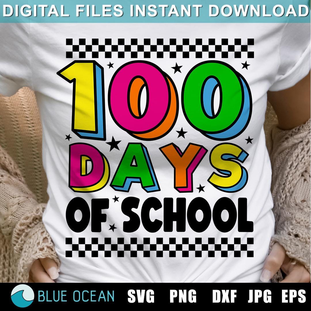 100 Days of School PNG, 100 Days Teacher Shirt Png, Teacher Png, Happy ...