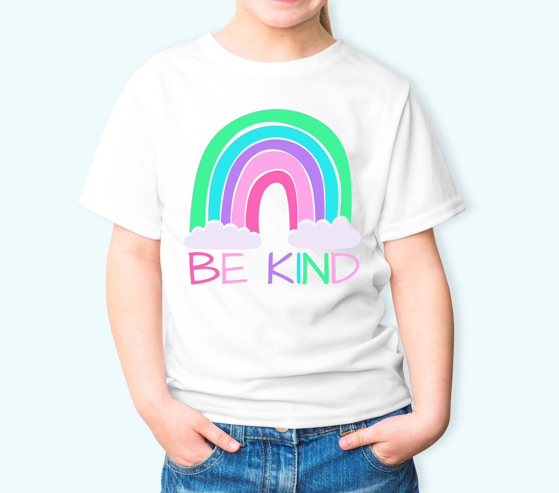 Be Kind Rainbow SVG Rainbow SVG Be Kind SVG Digital Svg | Etsy